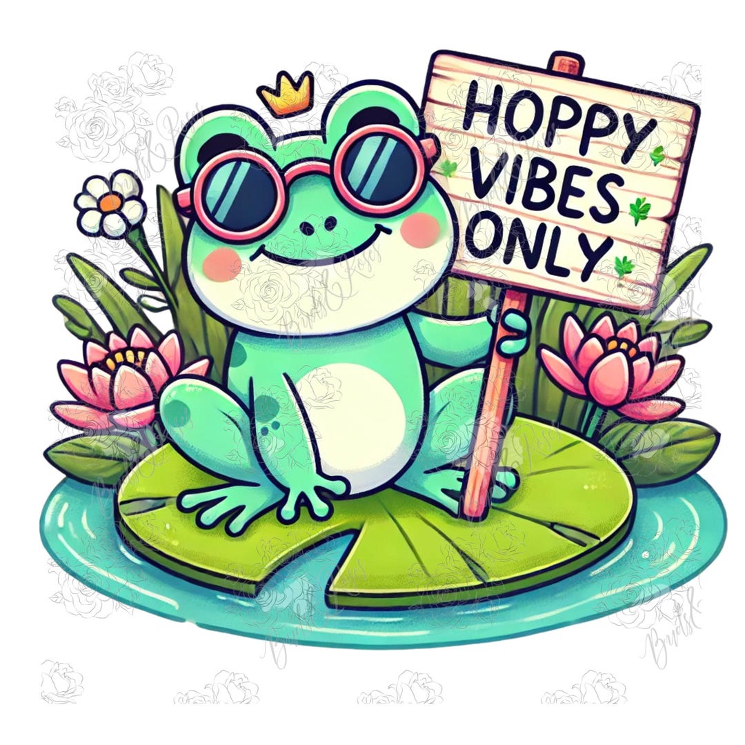 Digital, Happy Easter PNG, Easter PNG, Frog Easter, Spring PNG, Spring ...