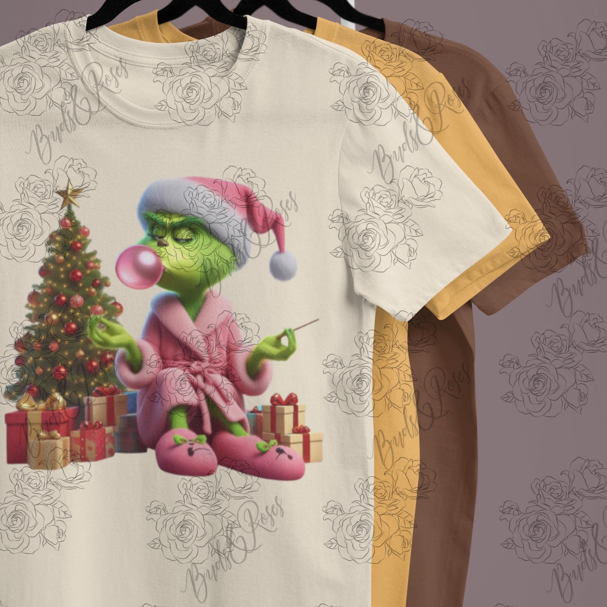 Digital, Bougie Grinch, SVG, PNG, Pink Christmas Svg, Grinch Christmas ...