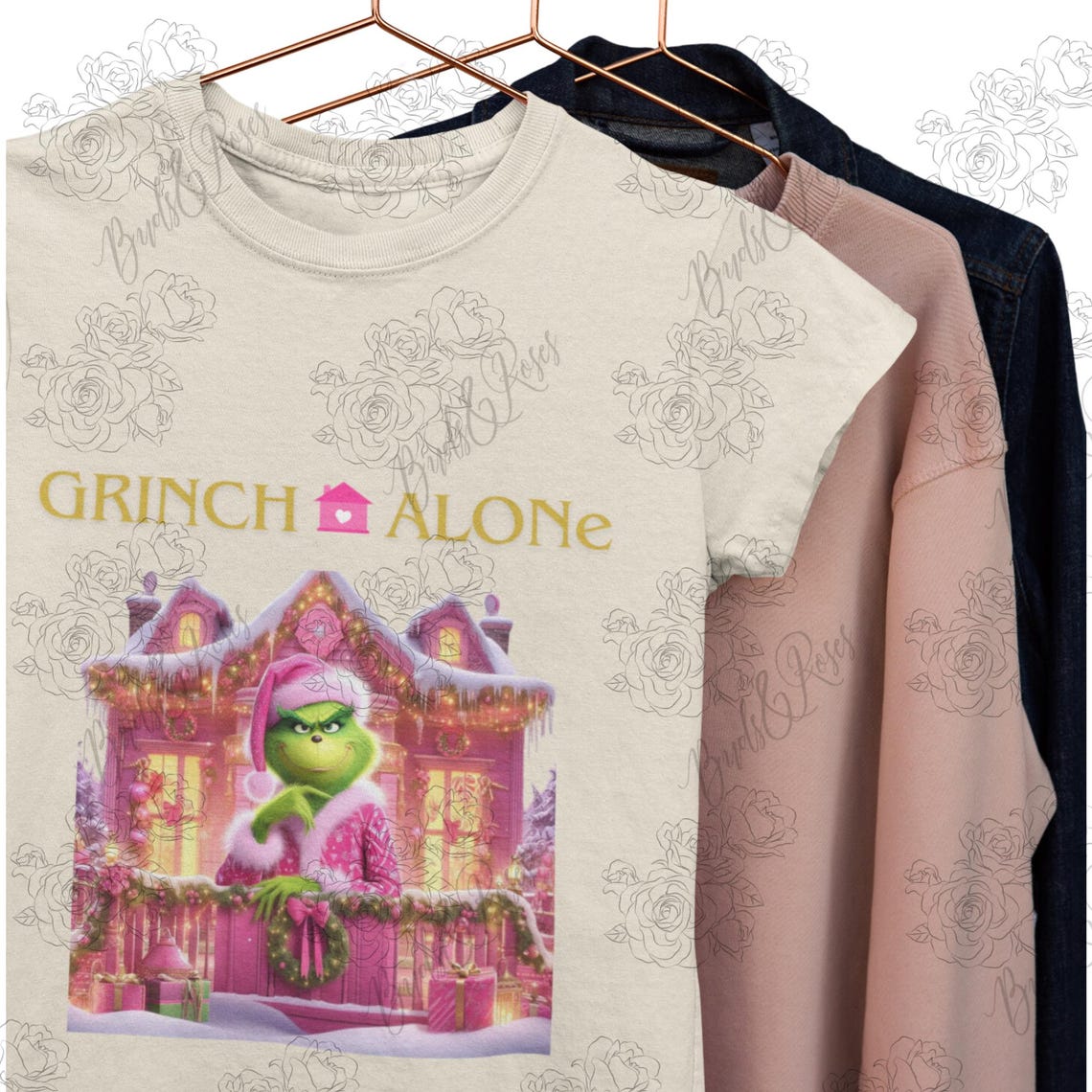 Digital, Grinch Home Alone, SVG, PNG, Pink Christmas Svg, Grinch ...
