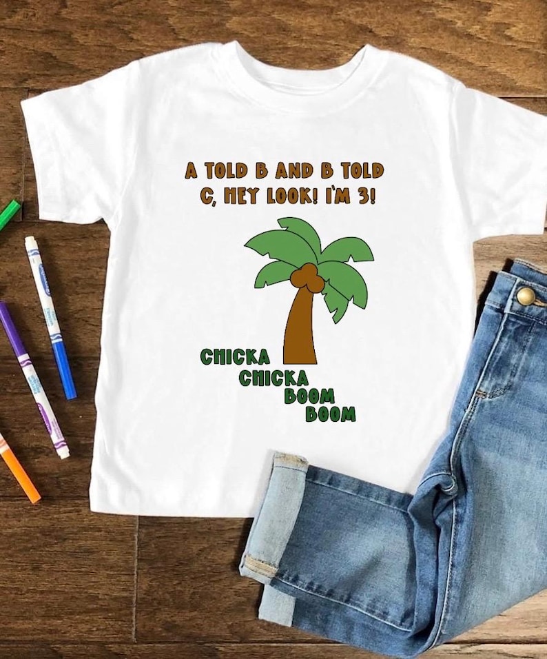 Chicka Chicka Birthday Shirt, Custom Made Birthday Shirt - Etsy