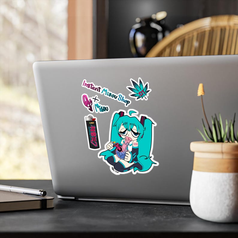 Hatsune Miku Bxng-rip Vinyl Decal Misou X LMC - Etsy