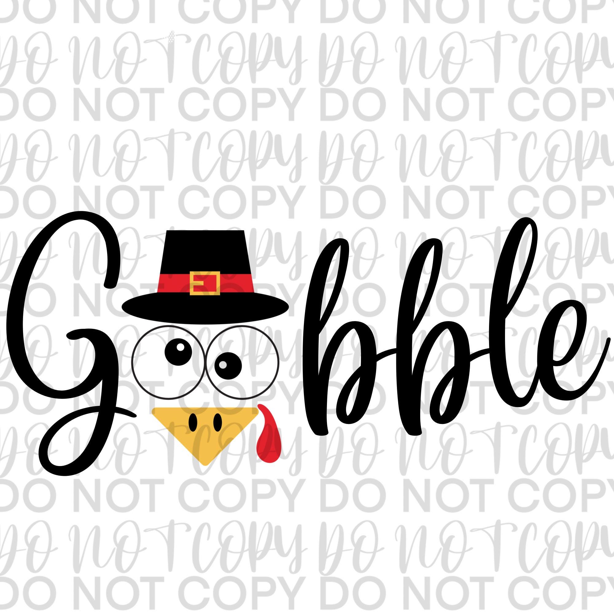 Boy Girl Gobble Turkey Face PNG - Etsy