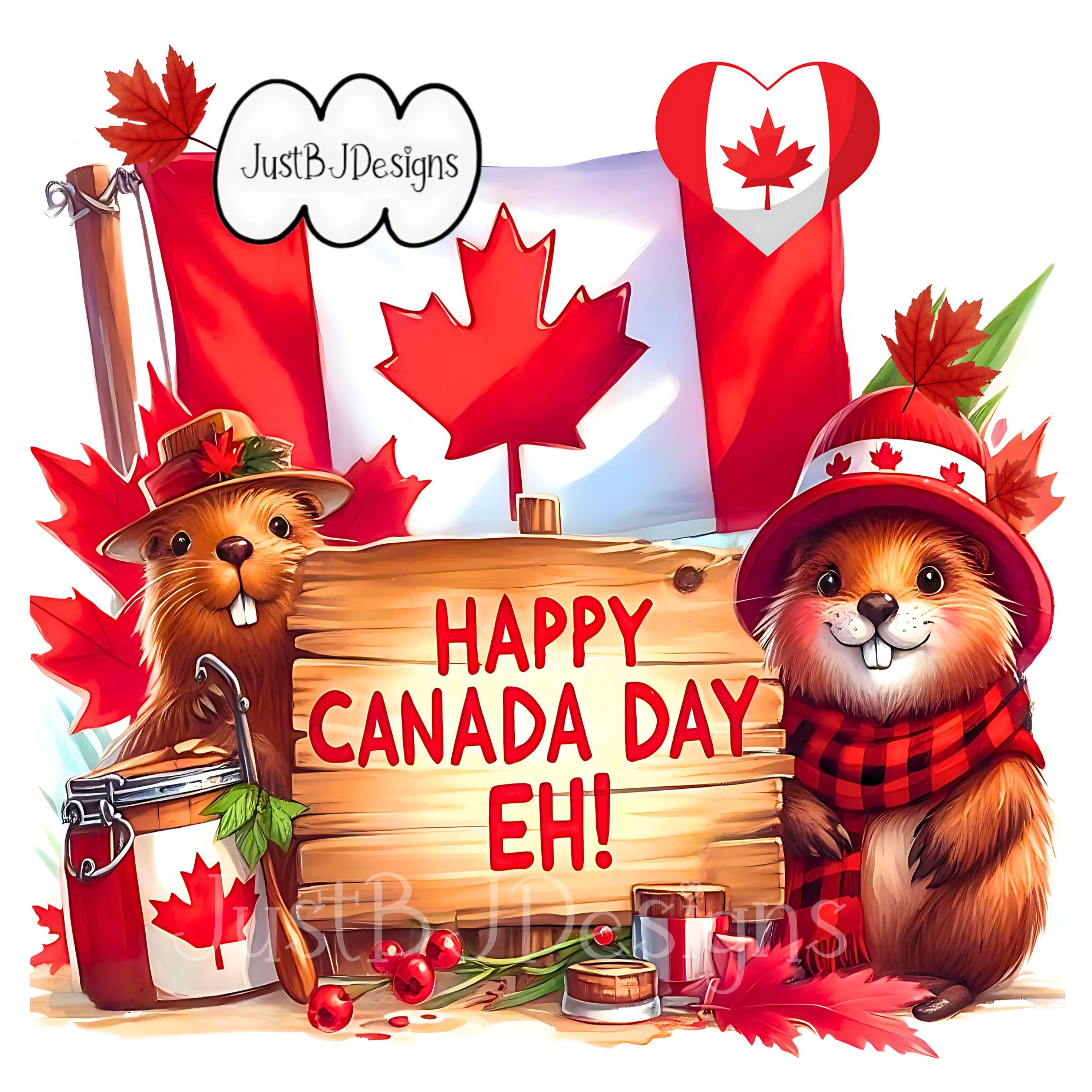 Canada Day Beaver Clipart - 10 High Resolution Watercolor Images ...