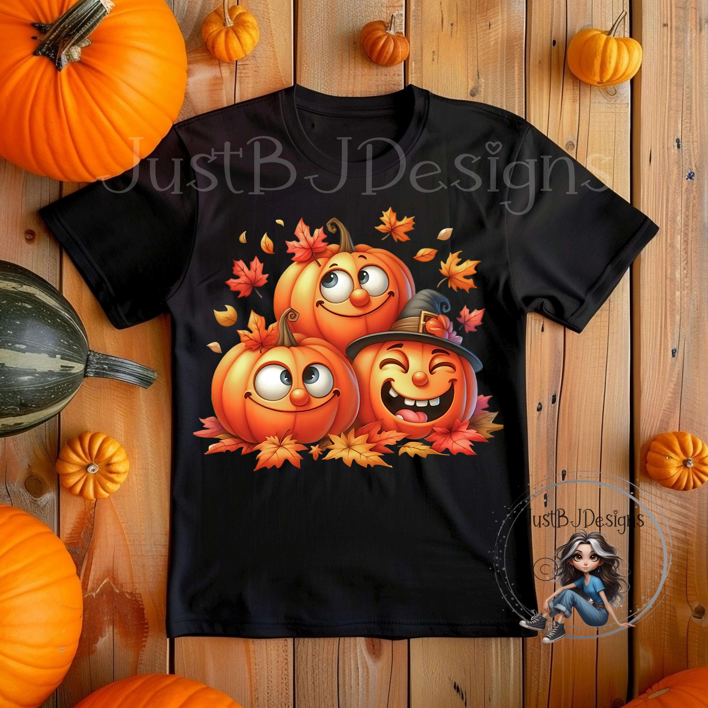 Whimsical Halloween Pumpkin Clipart: 25 High-res Images (commercial Use ...