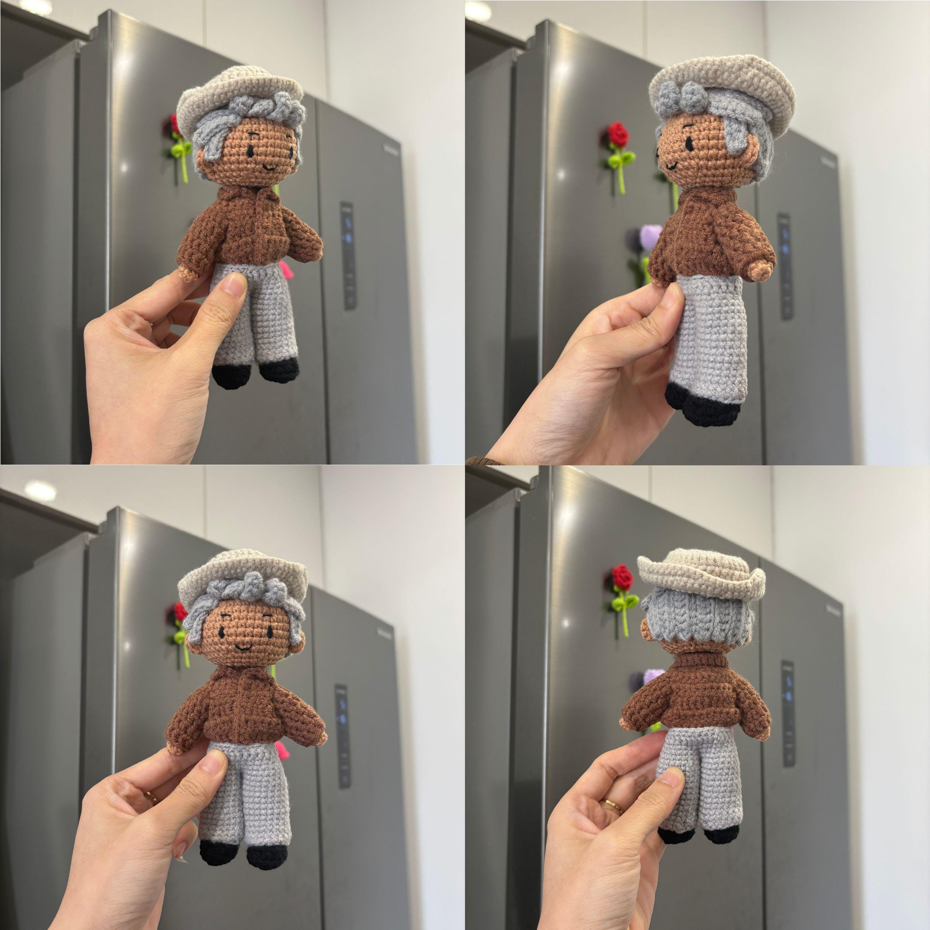 Personalized Doll Crochet, Handmade Doll Amigurumi, Look Alike Doll ...