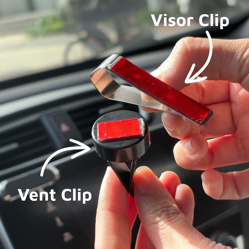 Personalized Positive Reminder Car Visor Clip, Sun Visor Decoration for ...