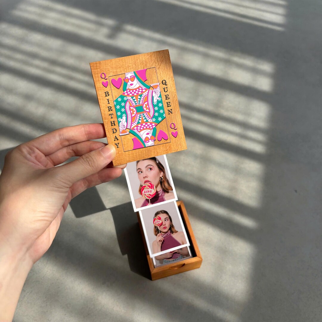 Birthday Pull Out Photo Album, Personalised Pull Out Box, Unique Photo ...