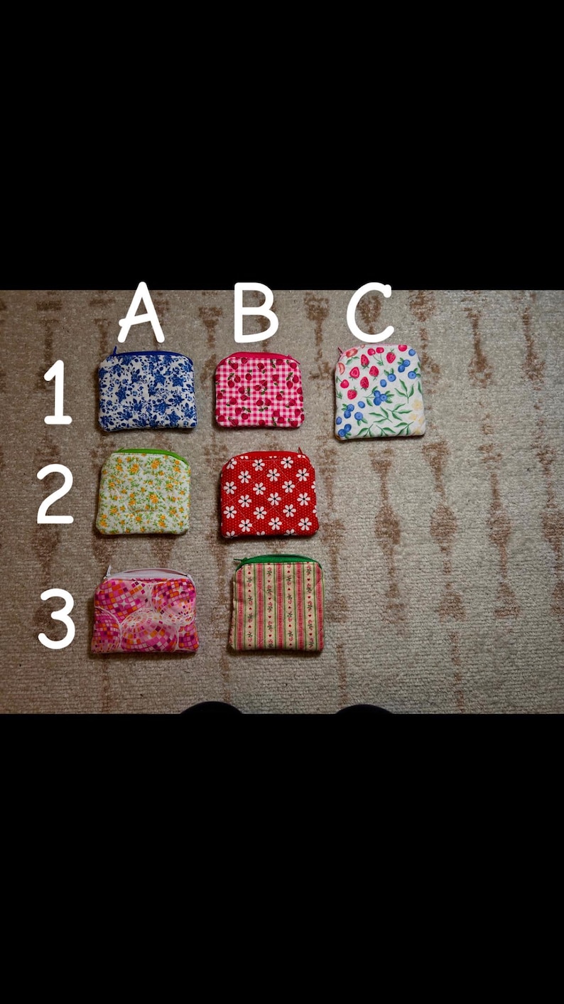 Colorful Mini Coin Purse - Etsy