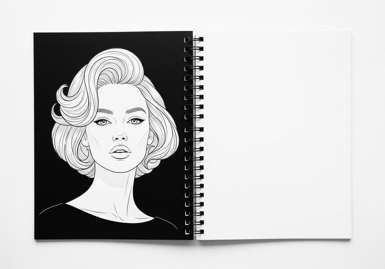 200 Digital Makeup Face Charts: Pro MUA Practice Templates (instant ...