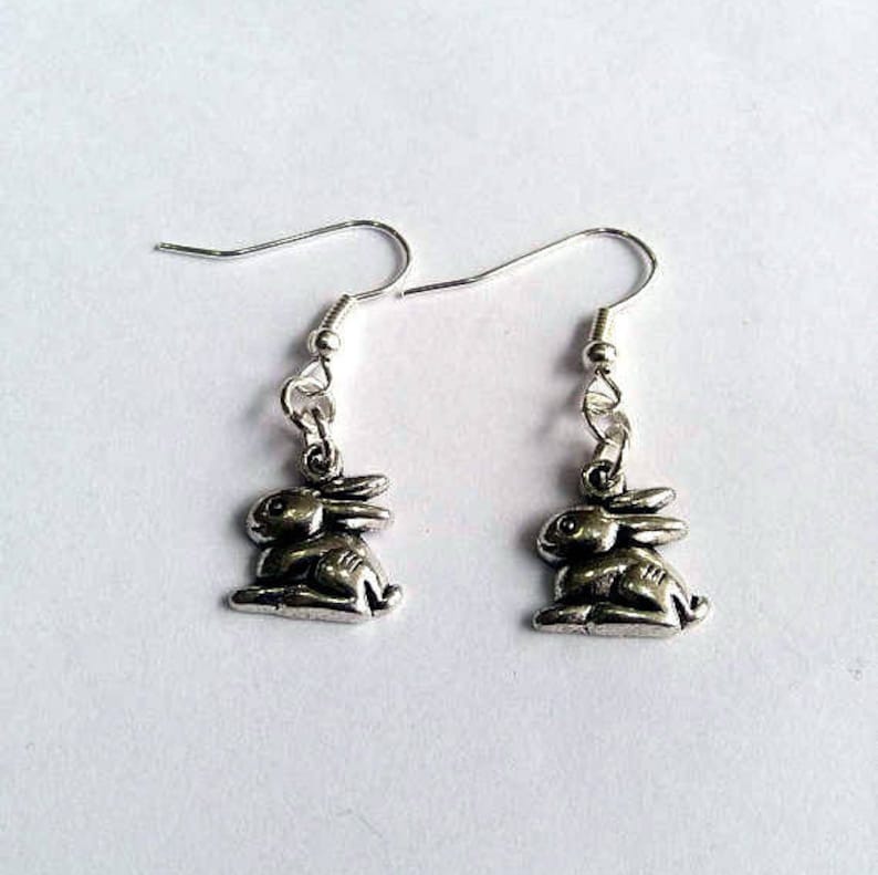 Rabbit Earrings Bunny Earrings Bunny Rabbit Earrings | Etsy