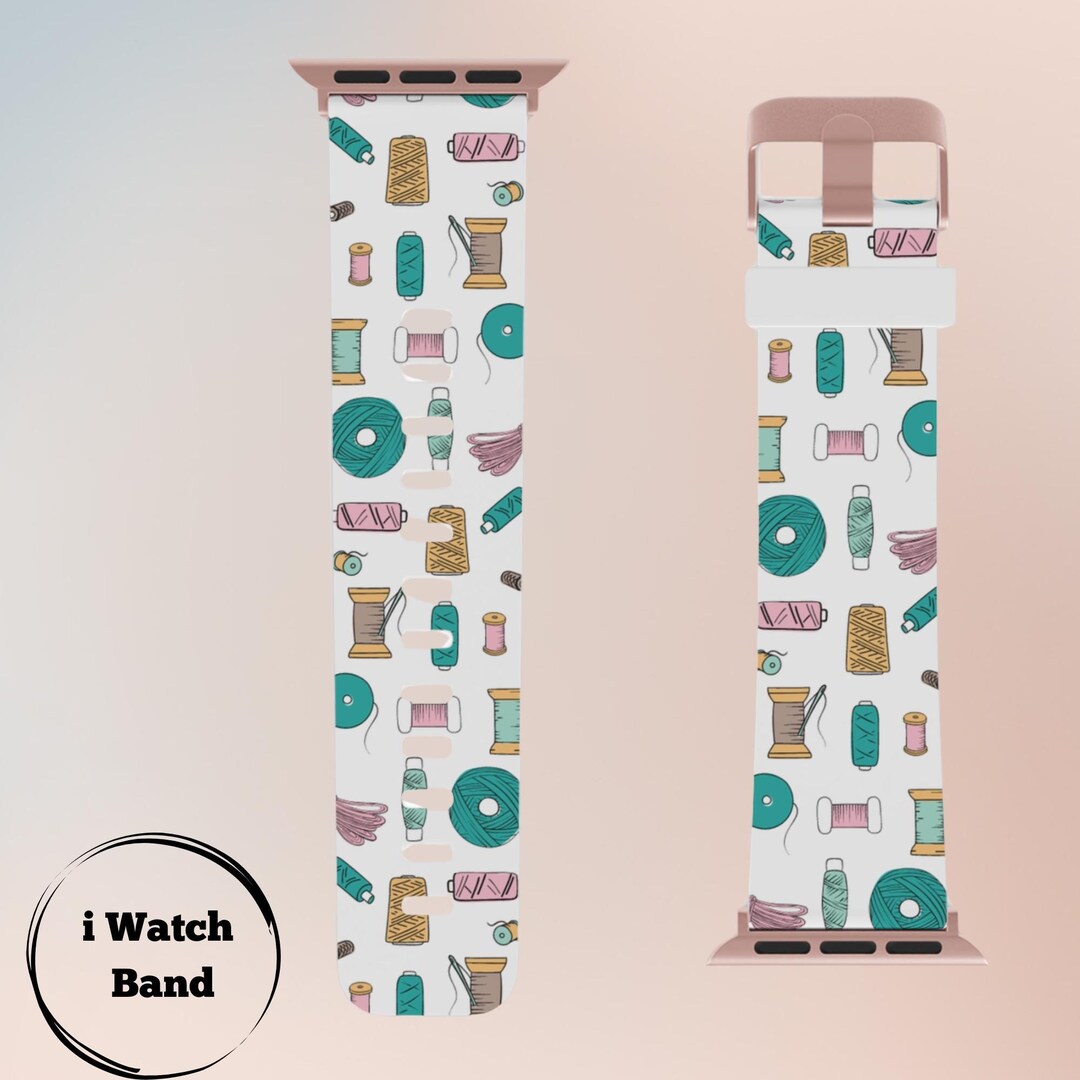 Sewing Lover Apple Watch Band, Sewing Notations Watch Band, Sewing Gift ...