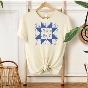 Sawtooth Star Graphic T-shirt, Sewing Themed Shirt for Her, Sewer Gifts ...