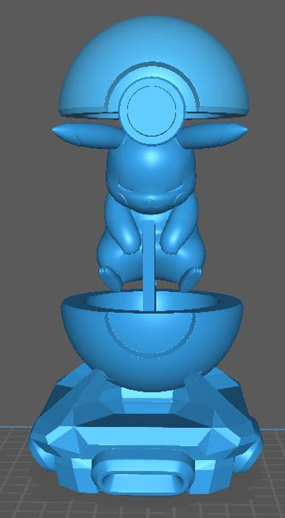 Pokemon in Pokeball STL - Etsy