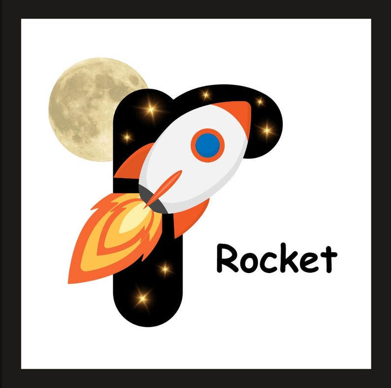 Alphabet Poster, Printable Poster, Digital Alphabet Print, Teacher ...