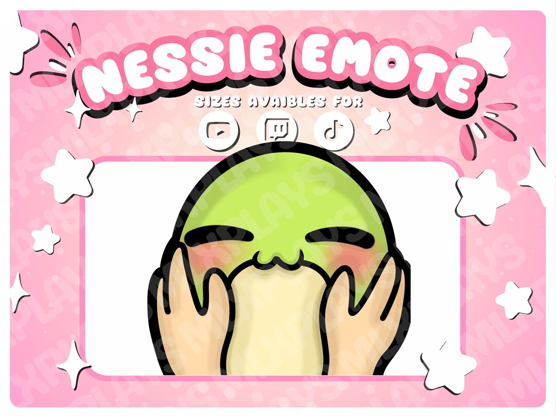 Squeeze Cheeks Nessie Chibi Apex Legends Emote for Twitch Youtube Tik ...