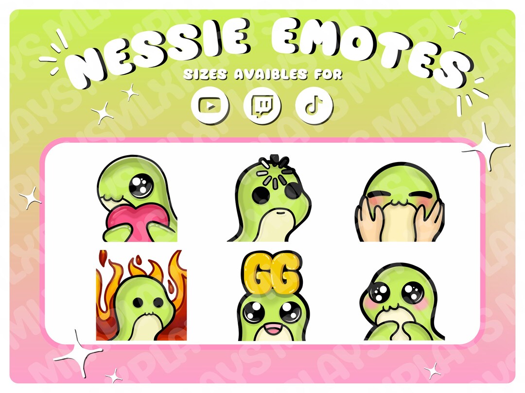 Nessie Apex Legends Emotes for Twitch, Youtube, Tiktok (PNG File) - Etsy