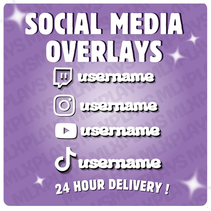 Social Media Overlay - Etsy