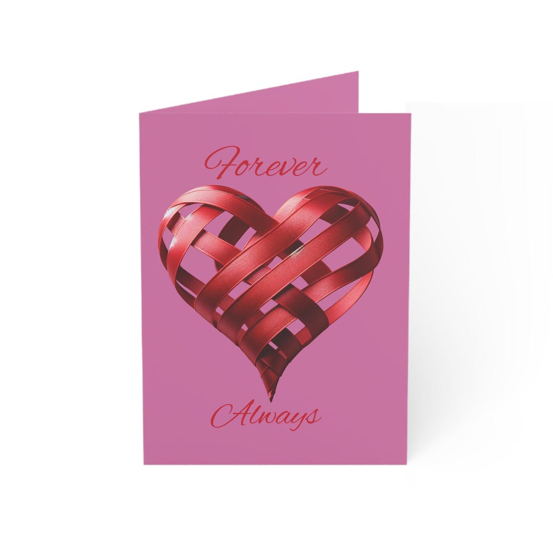 Heart Greeting Card: Handmade Love Notes, Stationery Set - Etsy