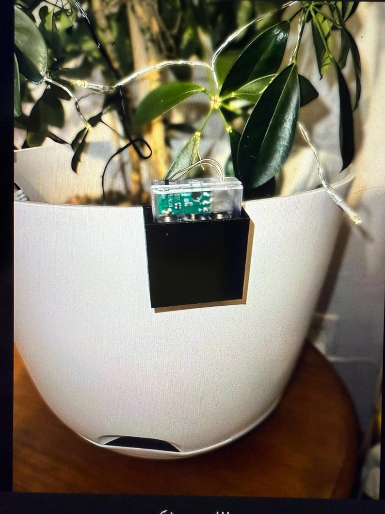 Botanical Battery Buddy: Plant Pot Light Battery Pack Holder - Etsy