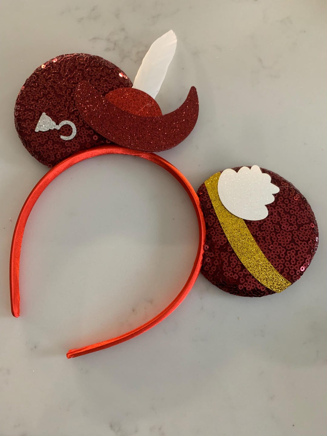 Hook Disney Inspired Mickey Minnie Mouse Ears Headband - Etsy