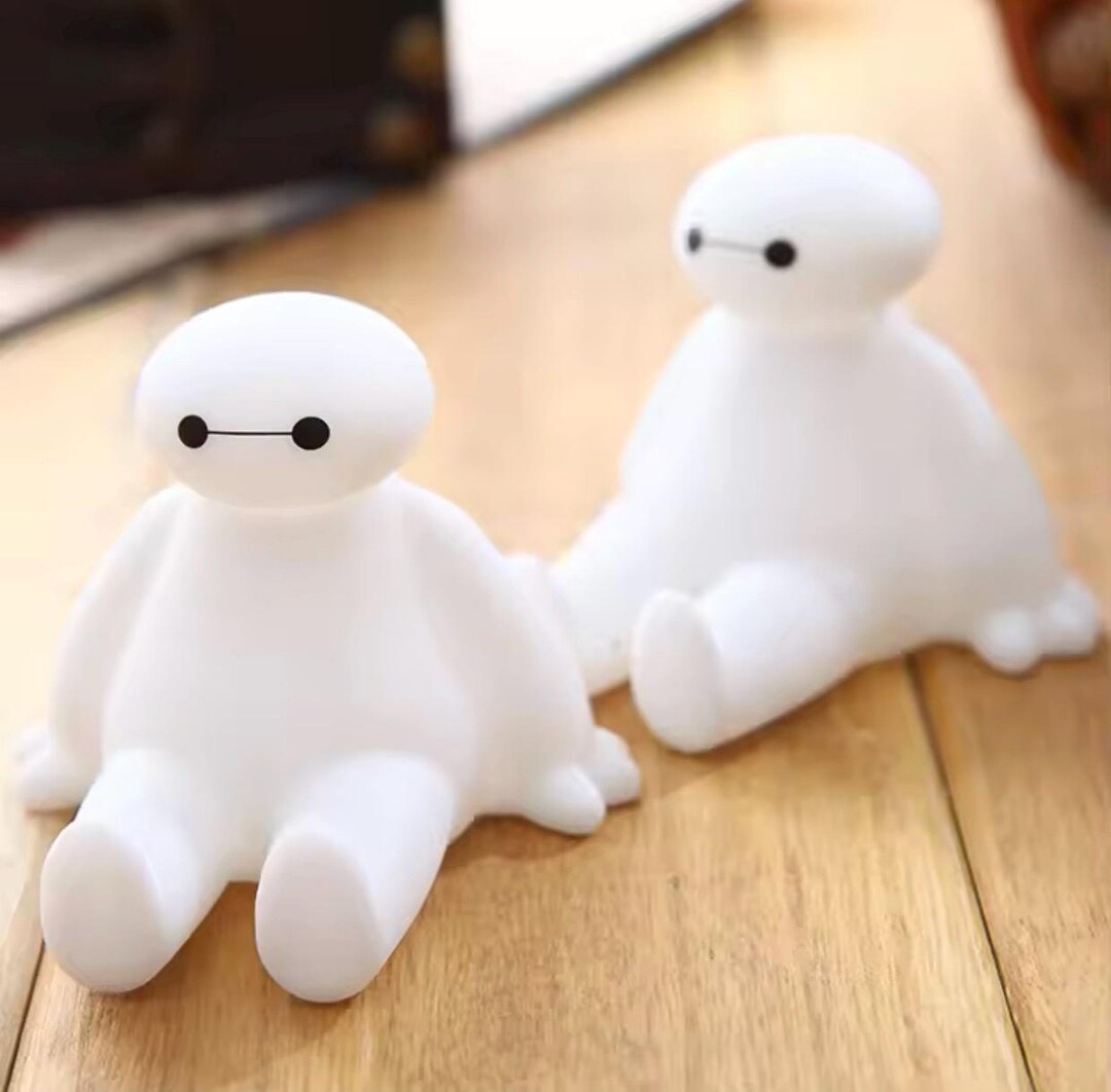 Illuminate Your Space With Baymax Disney Light-up Phone Holder - Etsy