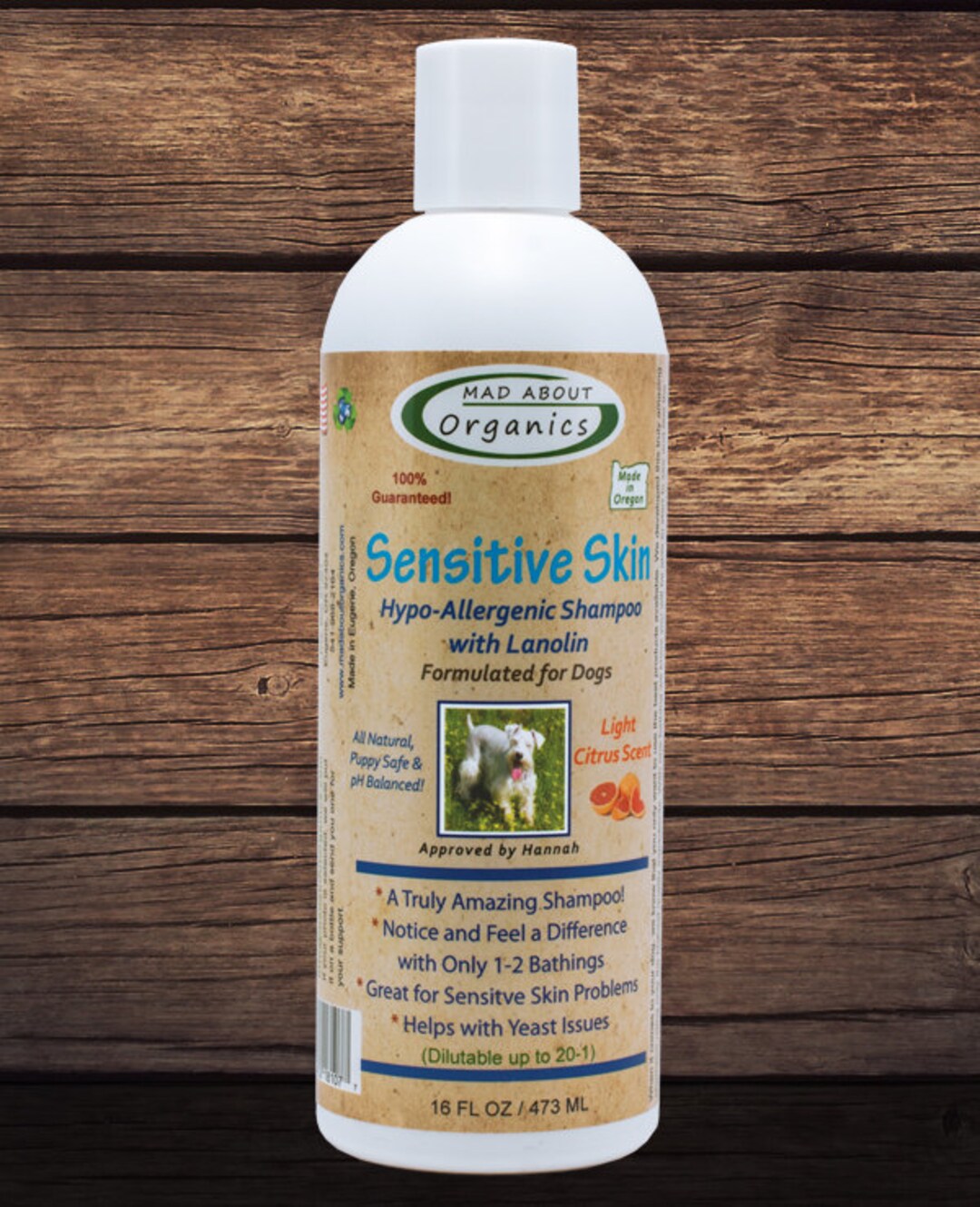 Dog Sensitive Skin Hypo Allergenic Shampoo 16oz - Etsy