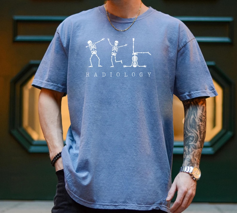Radiology Skeleton T-shirt: Rad Tech Gift, X-ray Apparel - Etsy