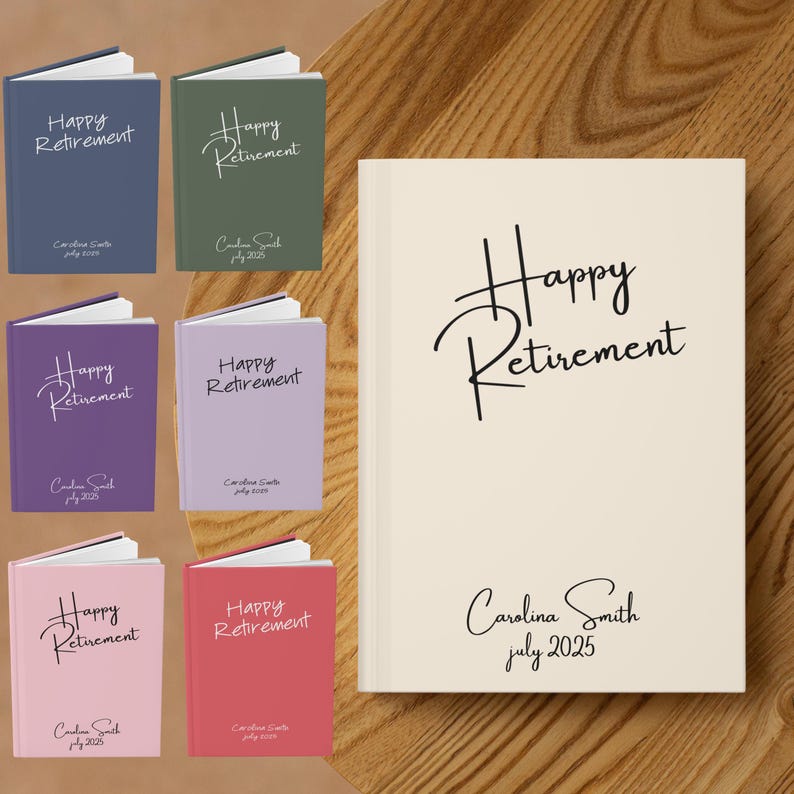 Personalized Retirement Guest Book: Custom New Chapter Keepsake - Etsy