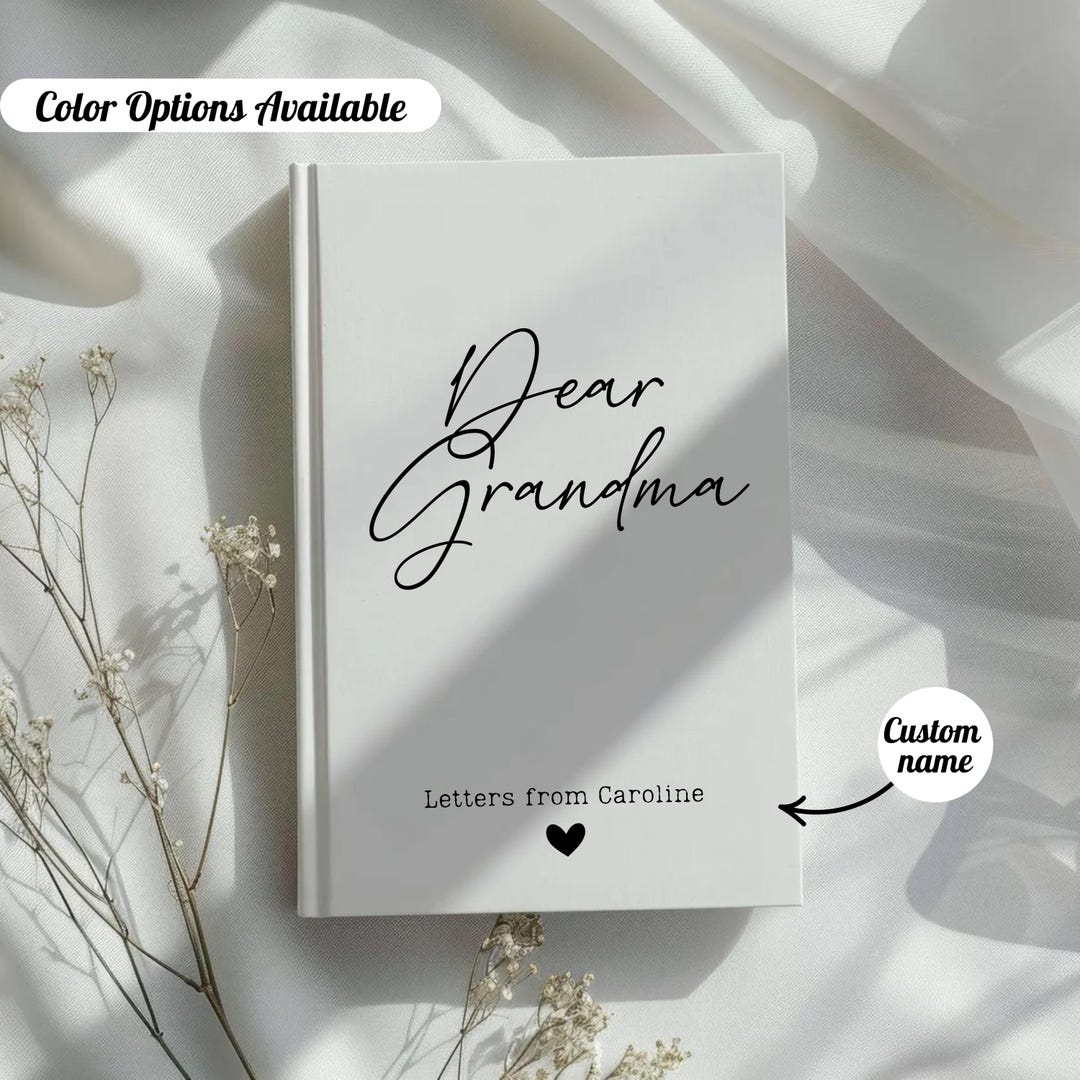 Personalized Letters to Grandma Journal: Heartfelt Keepsake Notebook - Etsy