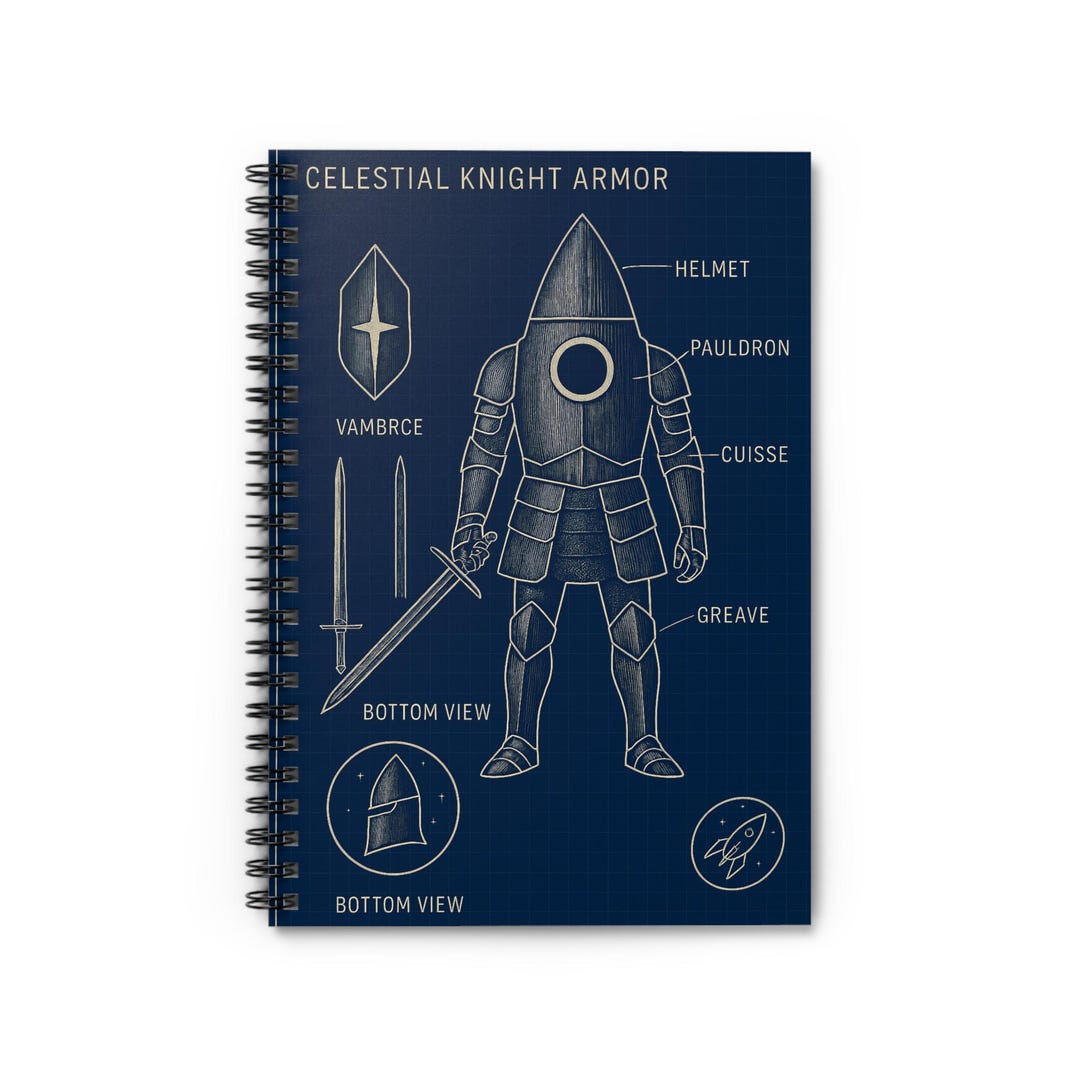 Celestial Knight Armor Notebook - Perfect for Students, Artists, and ...