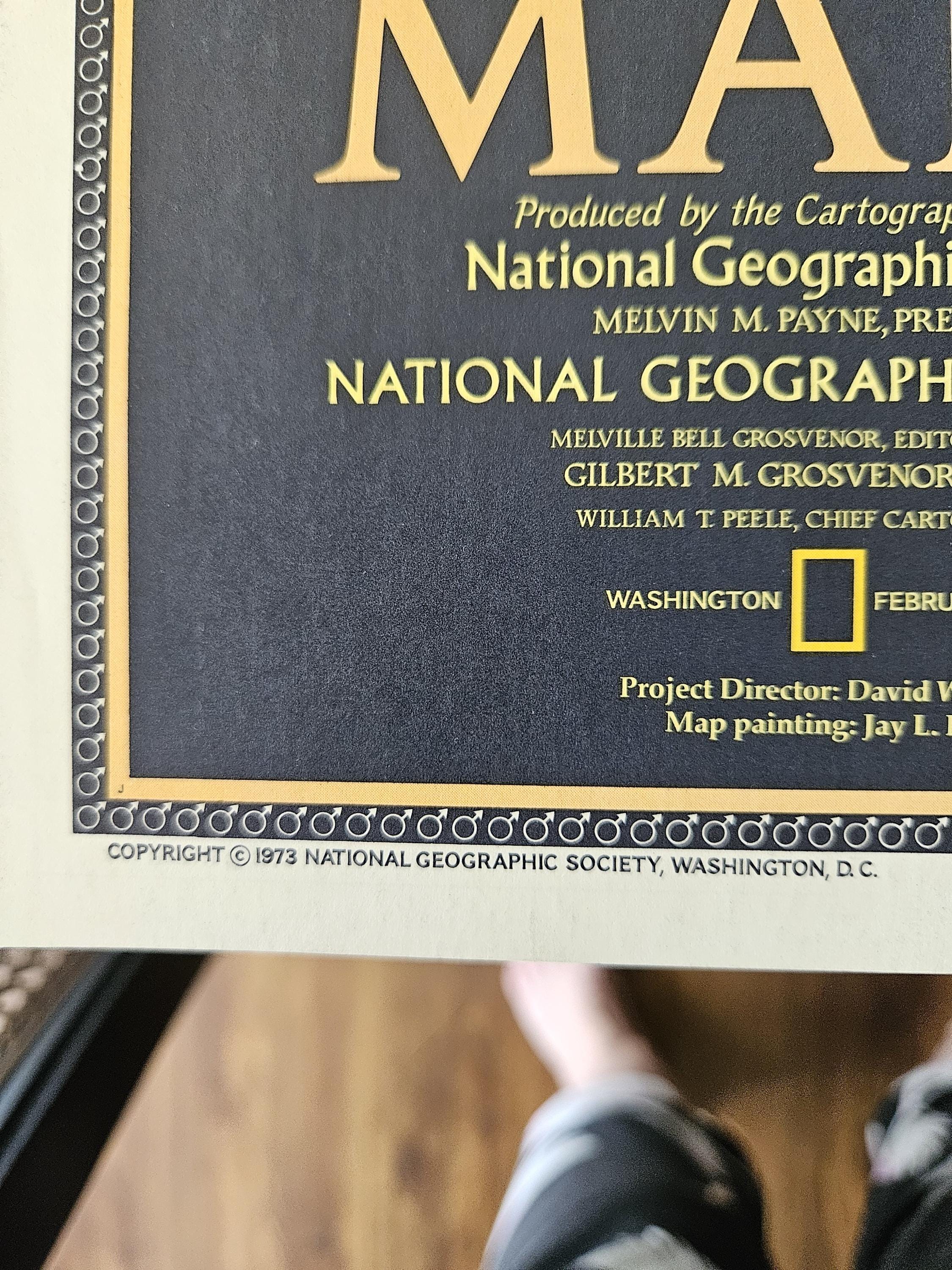 National Geographic 1973 Mars Map - Etsy