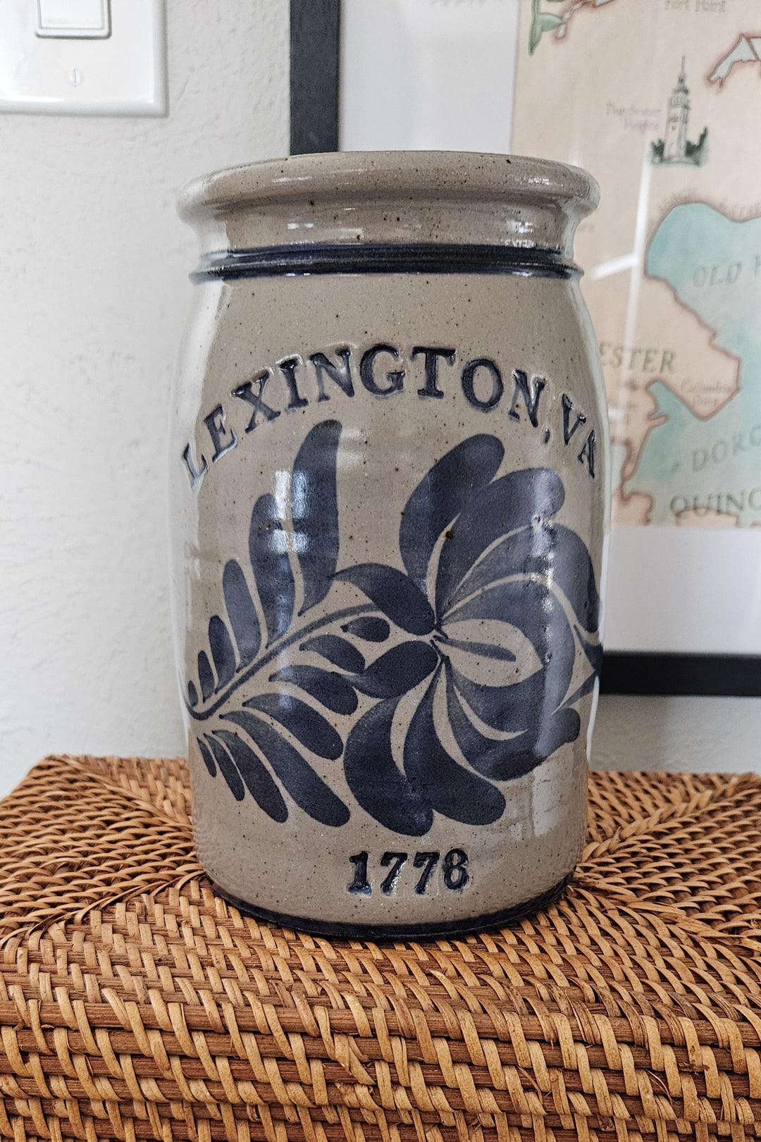 Vintage Salt Glaze Westerwald Crock Lexington VA - Etsy