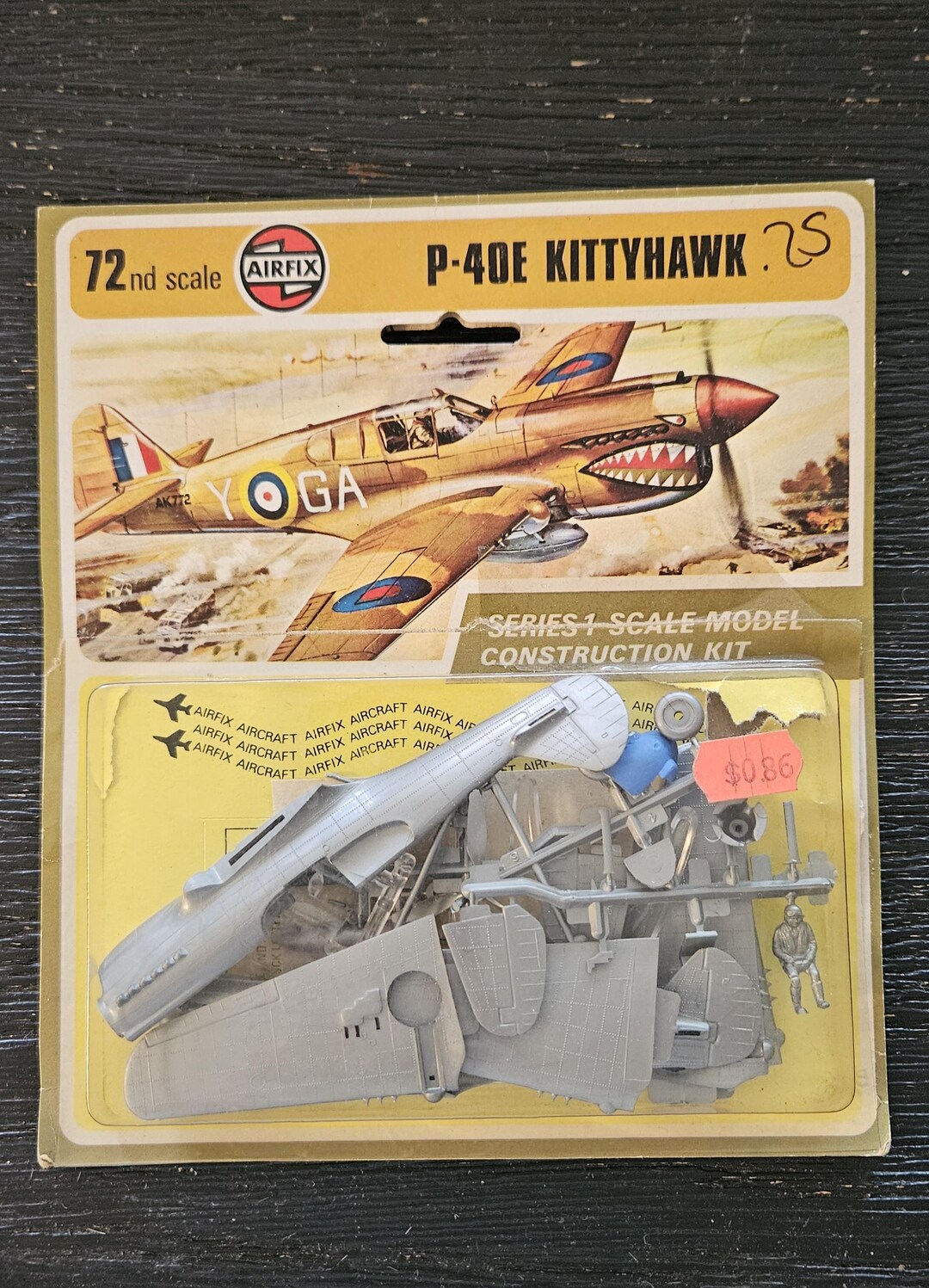 1973 Airfix P-40E Kittyhawk Series 1 Scale Model Kit - SEALED - Etsy
