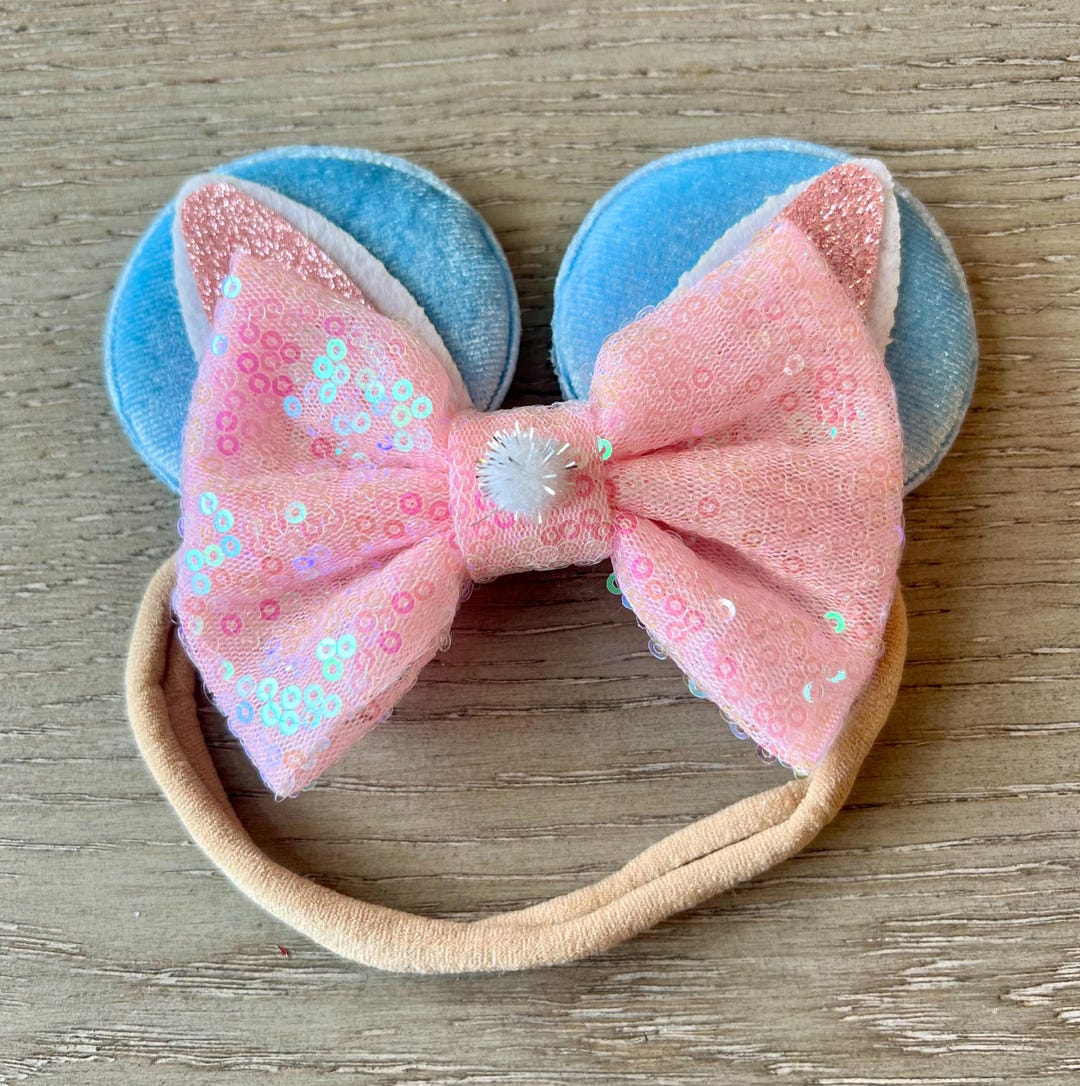 Newborn Baby Ears Headband, Easter Baby Minnie Ears - Etsy
