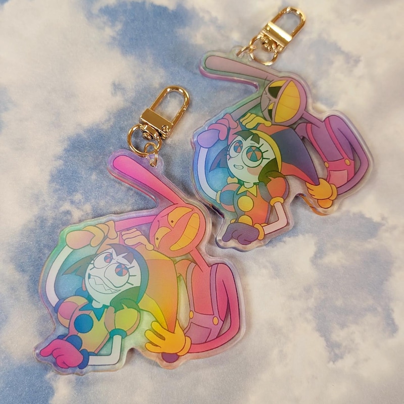 Pomni Keychain - Etsy