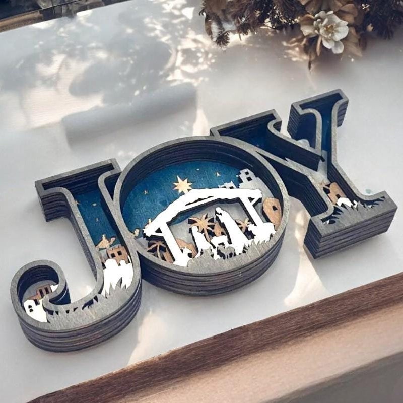 Wooden Joy Sign - Etsy