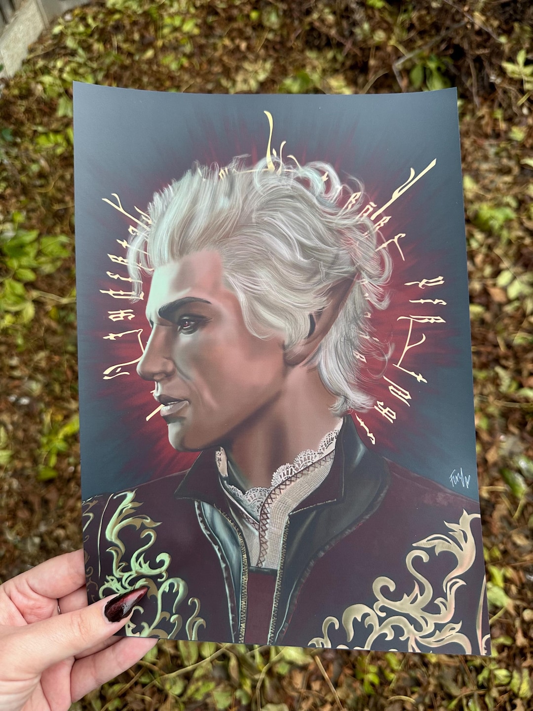 Astarion Baldurs Gate 3 Portrait Art Print A4 - Etsy