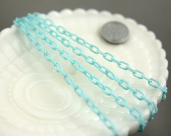 Plastic Chain 7mm Delicate Plastic Lilac Chain 55 inches | Etsy