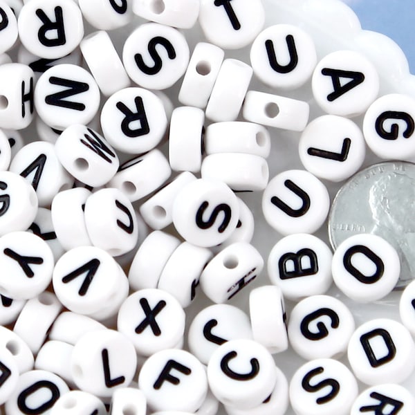 Alphabet Beads - Etsy