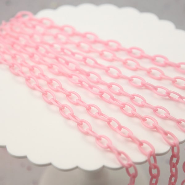 Pink Plastic Chain - Etsy