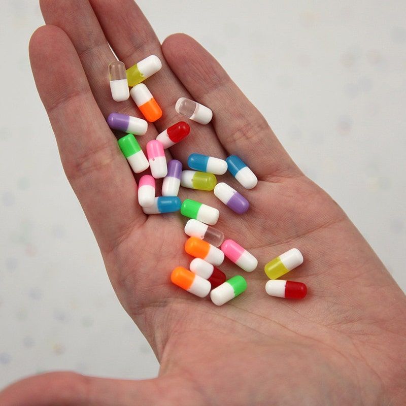 Pill Bead Drilled - Etsy