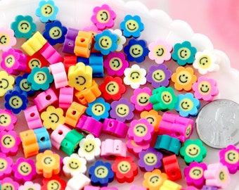 Fimo Flower Beads | Etsy