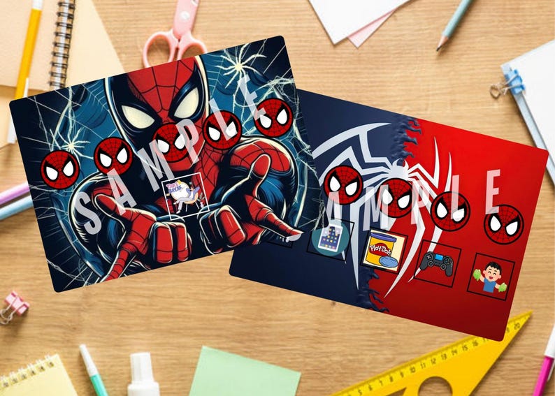 Spiderman Token Board, Reinforcer Board, Reward Chart (digital Download ...