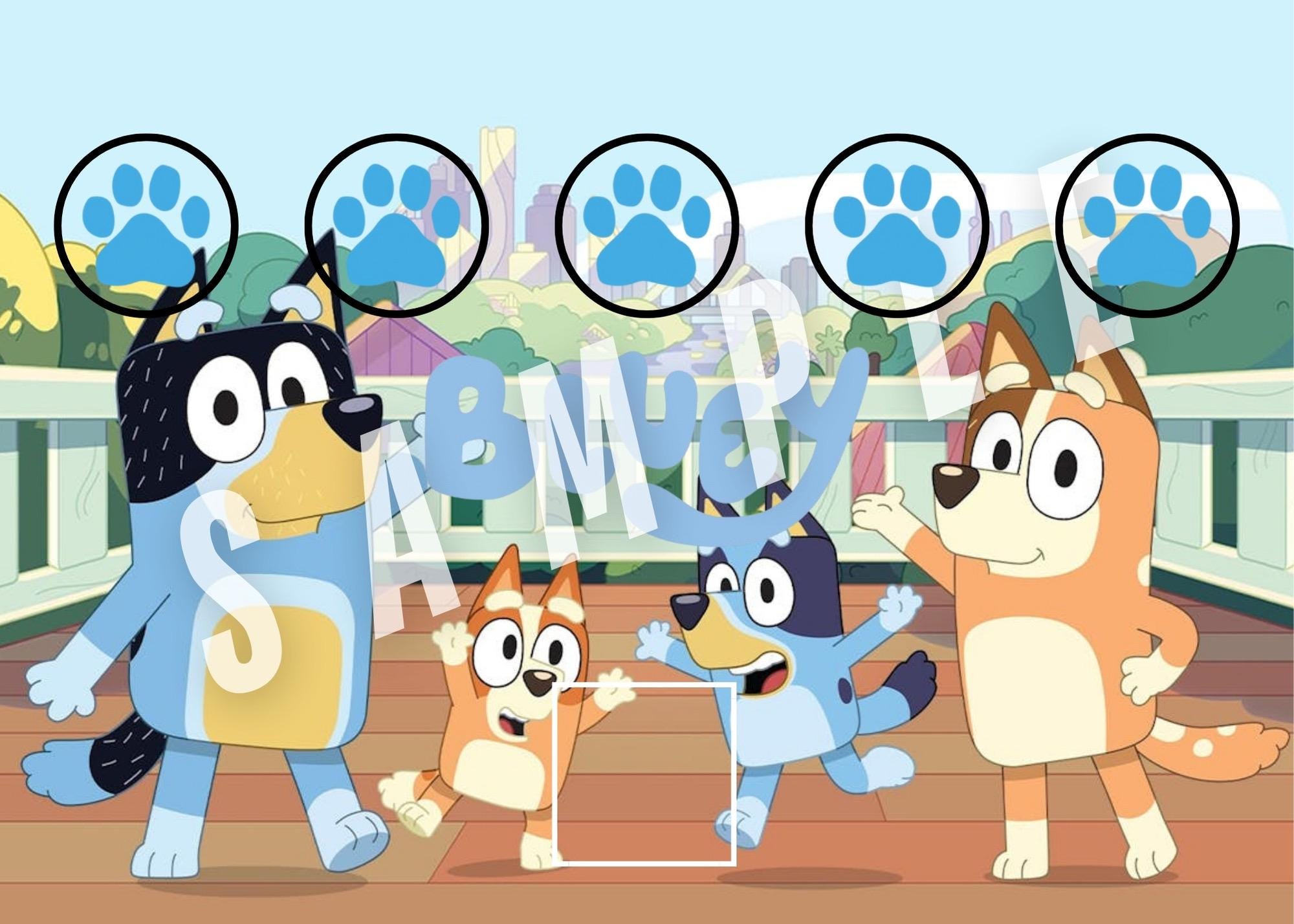 Bluey Token Board, Reinforcer Board, Reward Chart (digital Download) - Etsy