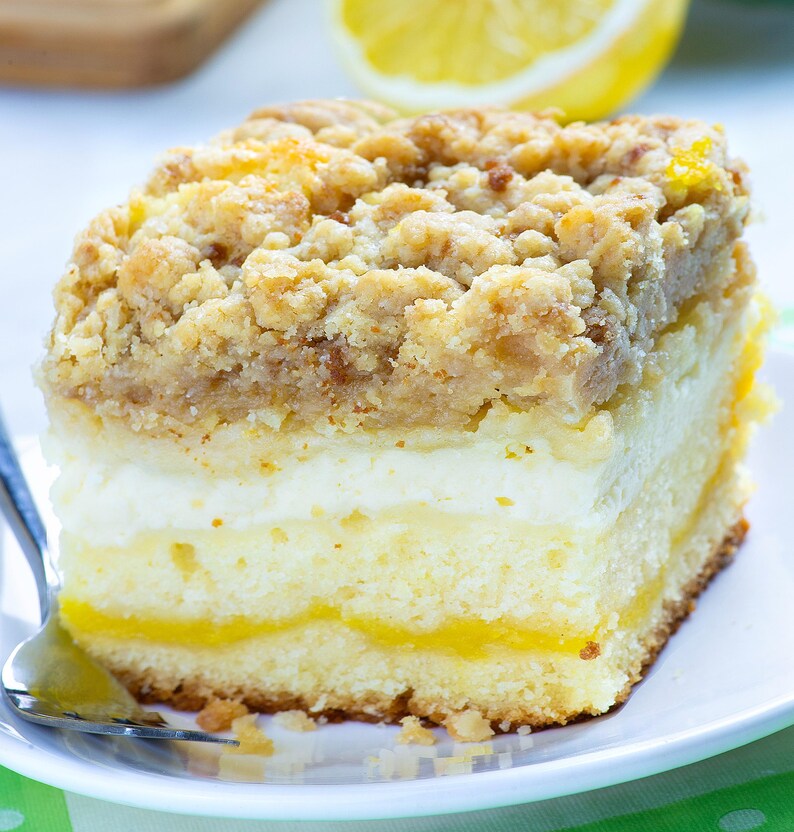 Lemon Coffee Cake Recipe: Homemade Dessert (digital Recipe) - Etsy