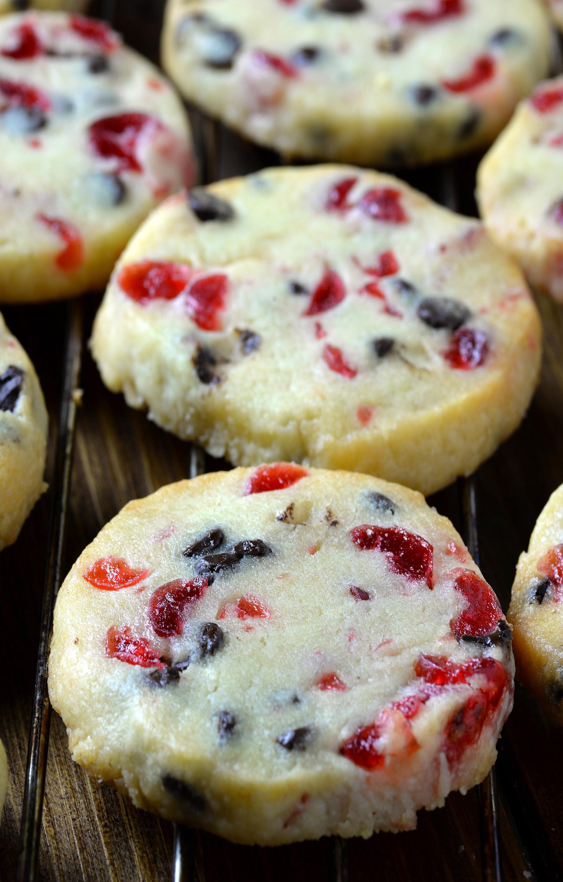 Maraschino Cherry Shortbread Cookies: Christmas Digital Recipe (PDF) - Etsy