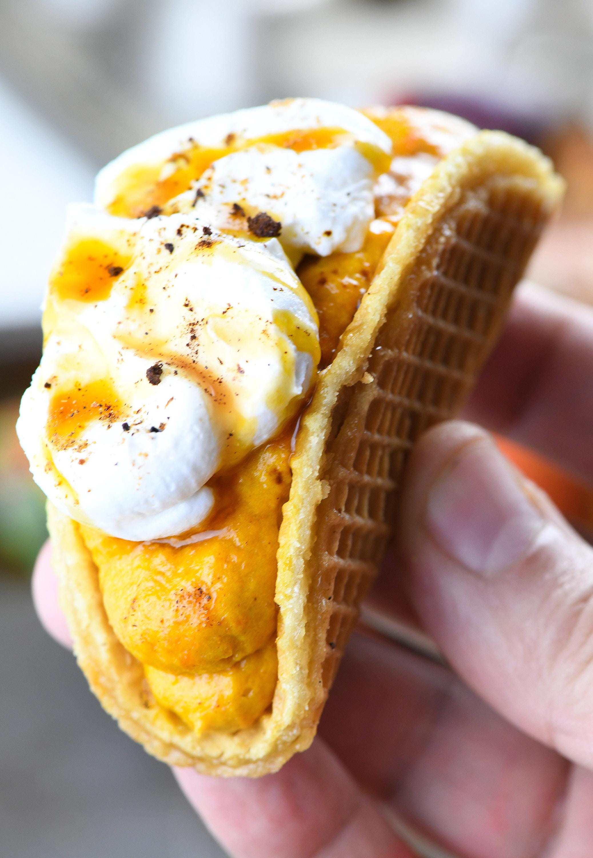 Pumpkin Splice Latte Tacos | Digital Recipe | Homemade Dessert | PDF Printable | Halloween ...