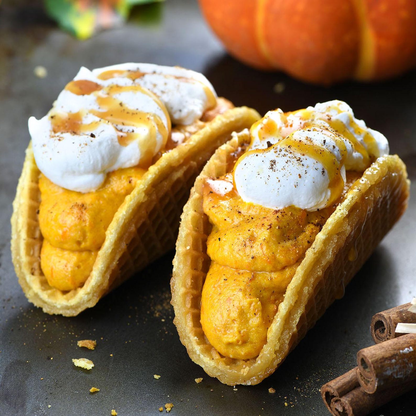 Pumpkin Splice Latte Tacos | Digital Recipe | Homemade Dessert | PDF Printable | Halloween ...