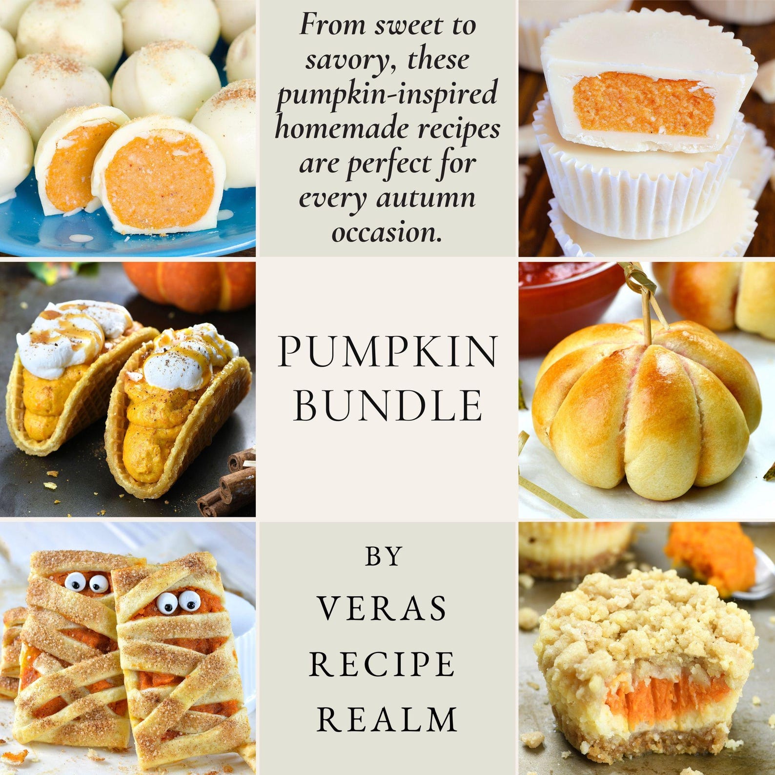 Pumpkin Recipe Bundle: Fall Dessert Recipes (PDF Print Out) - Etsy