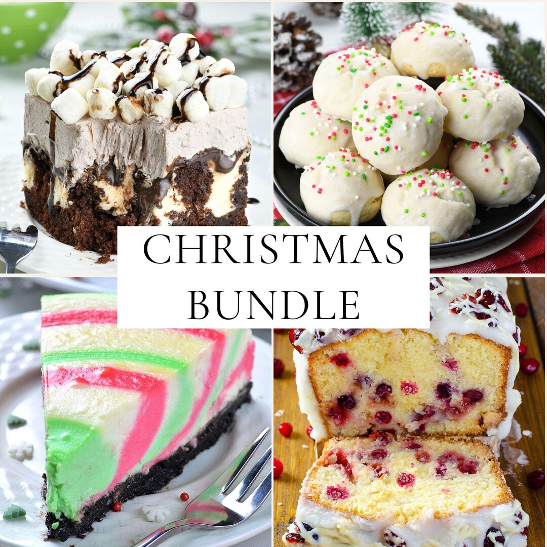 Christmas Bundle | Digital Recipes | Homemade Desserts | Christmas ...